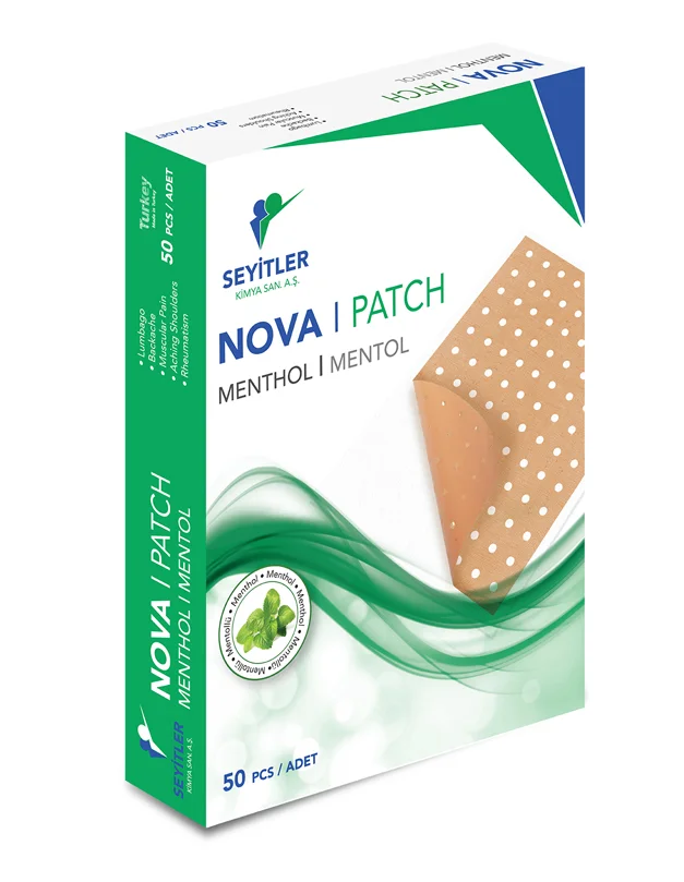 Nova Patch Menthol - Seyitler Kimya - Sağlık Üretiyoruz
